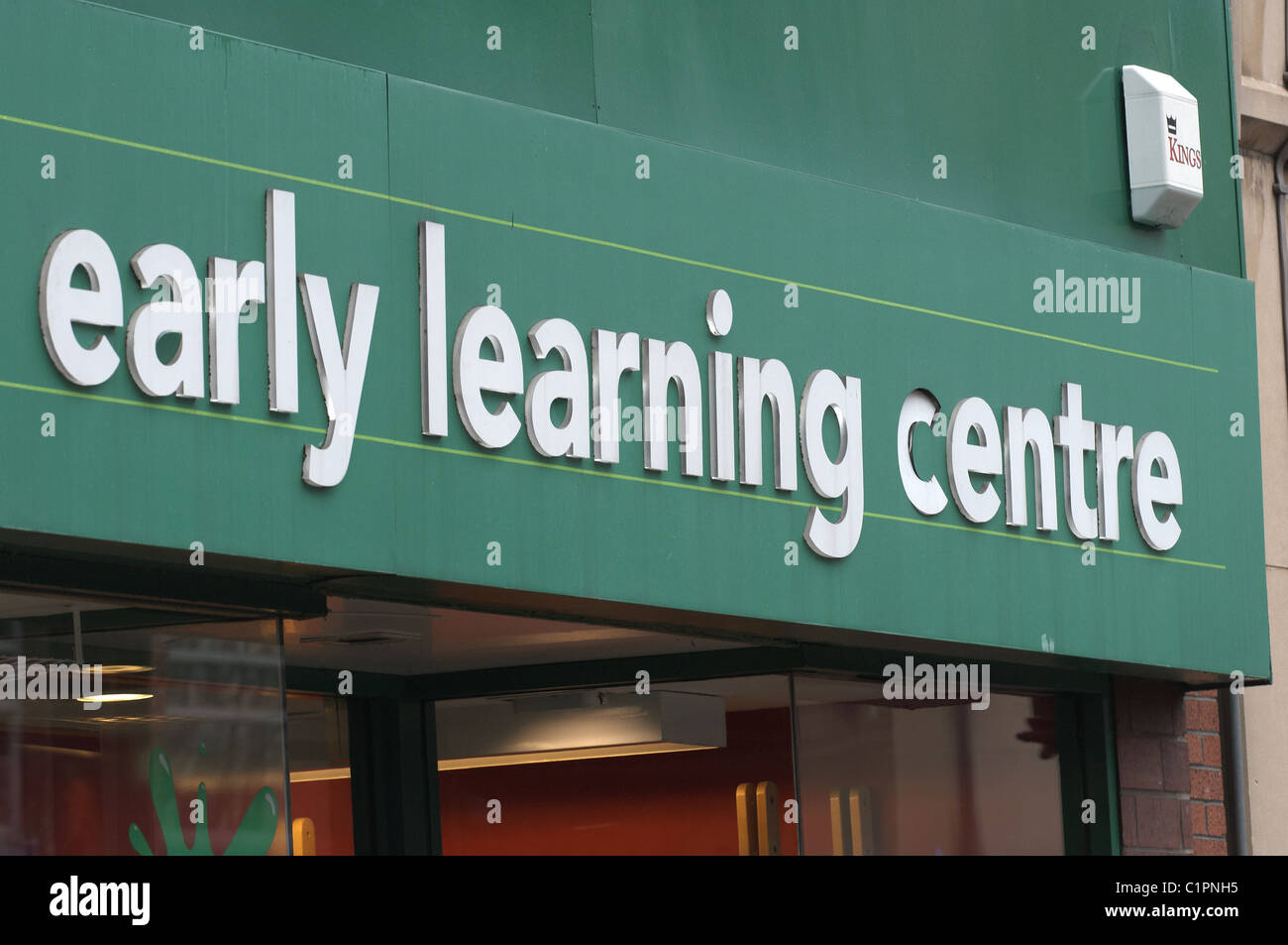 early learning cemtre shop sign Stock Photo - Alamy