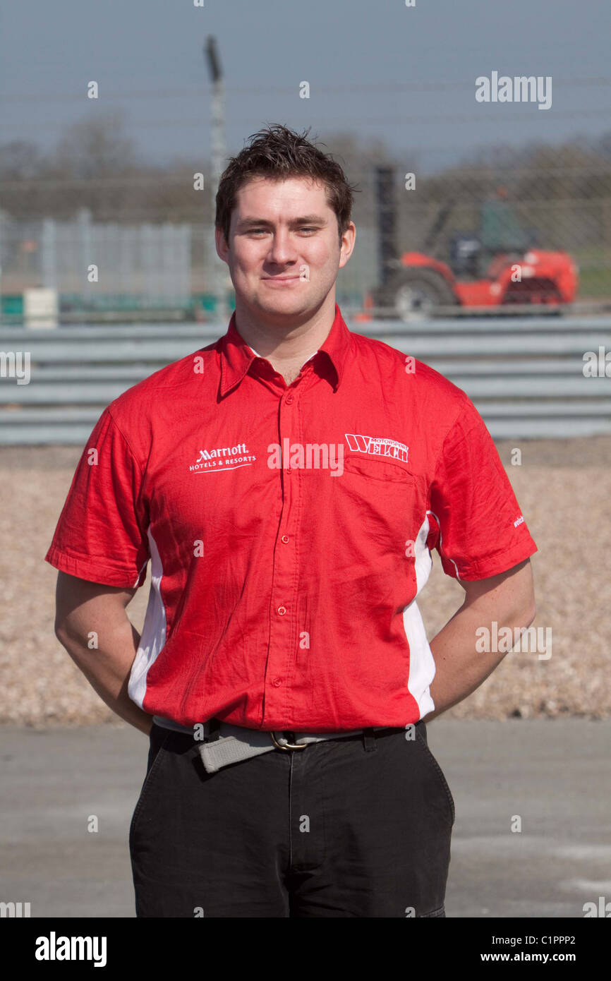 British Touring Car driver Daniel Welch of team Welch Automotive who ...