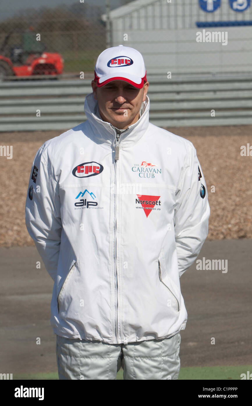 British Touring Car driver David Newsham of team Geoff Steel Racing who ...