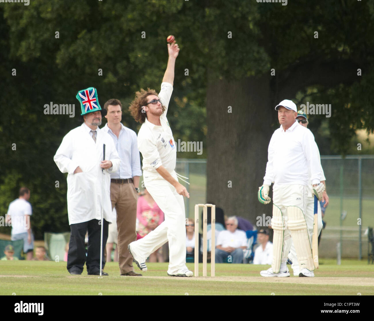 Ryan Sidebottom Bunbury charity cricket match - Cranleigh v Eric ...
