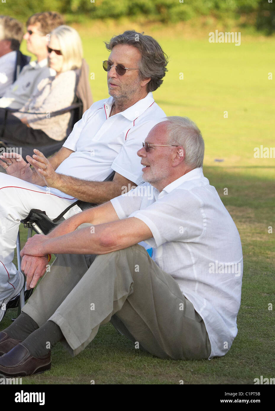 Eric Clapton and Bob Harris Bunbury charity cricket match - Cranleigh v ...