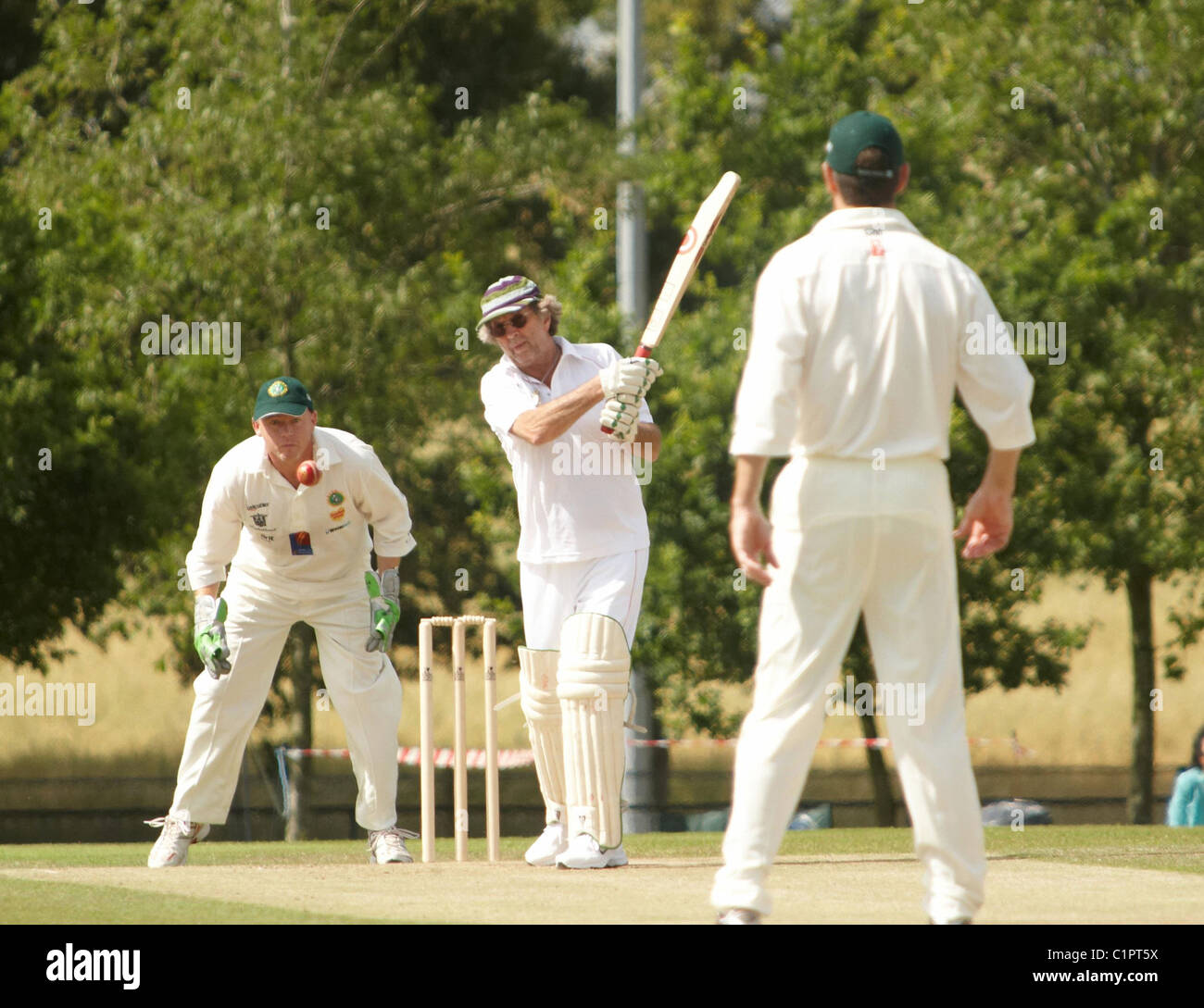 Perry Groves, Eric Clapton, Graeme Hick Bunbury charity cricket match ...