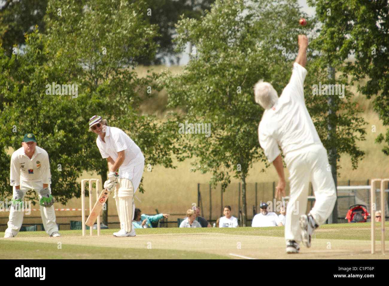 Perry Groves, Eric Clapton, Jeff Thomson Bunbury charity cricket match ...