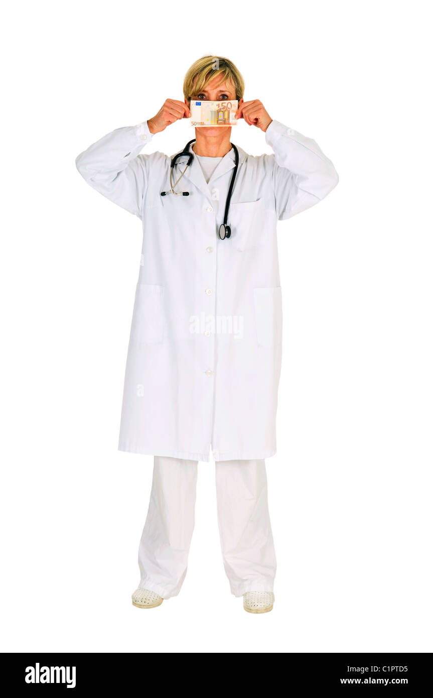 Medicine money woman Cut Out Stock Images & Pictures - Alamy