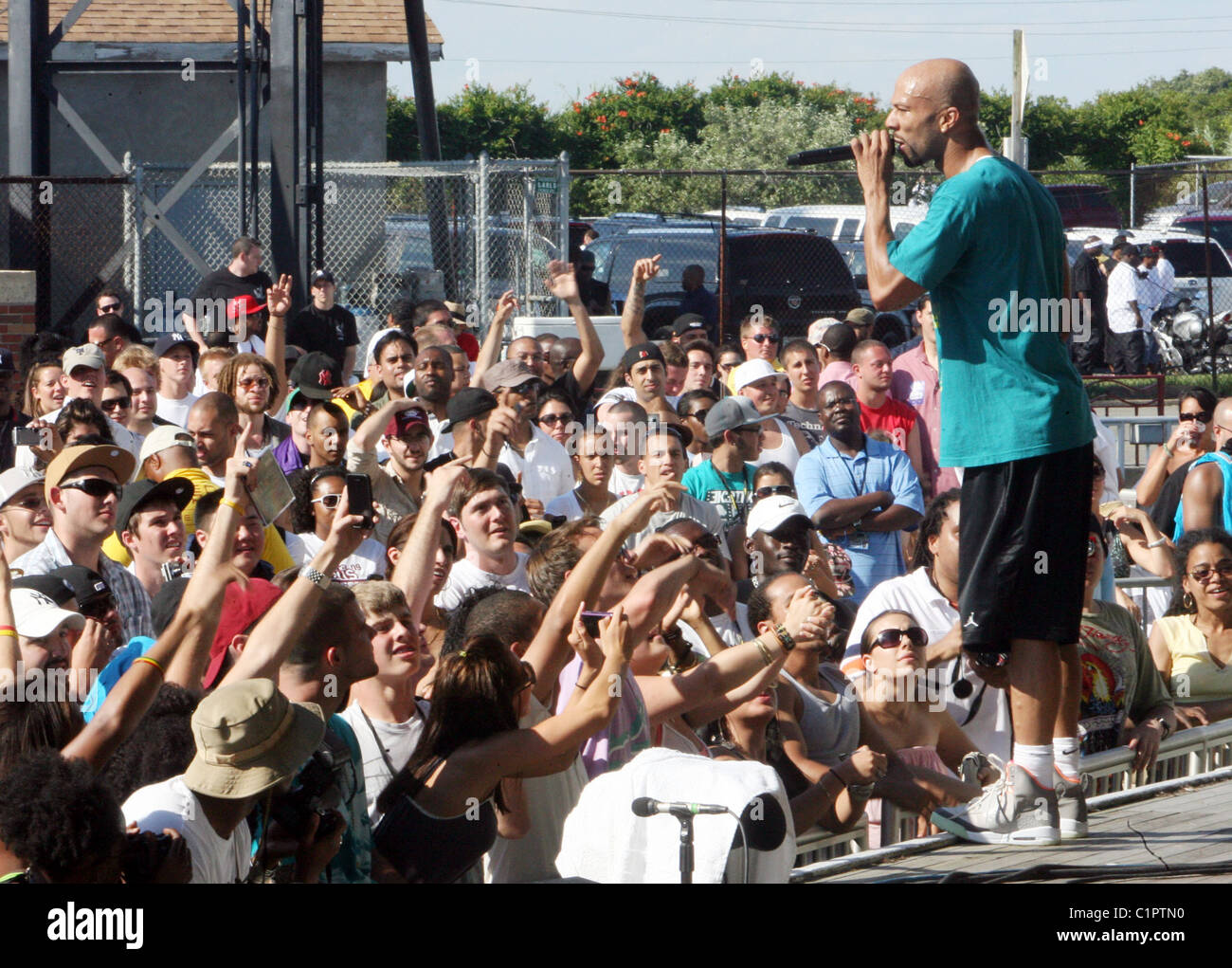 Common The 2009 Rock the Bells Concert presented by Guerilla Union in ...