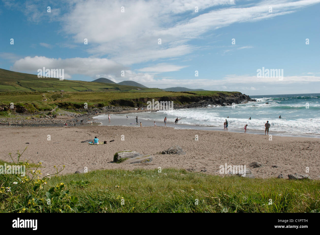Republic of Ireland, Iveragh Peninsula, Skellig Islands, Cloghanecanuig ...