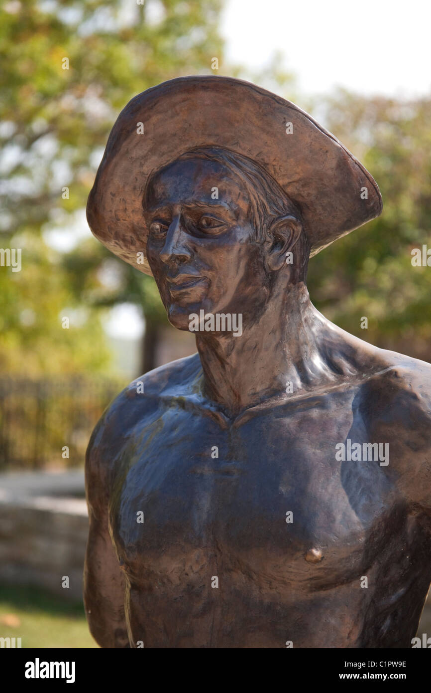 Statue of worker in Shenandoah National Park Virginia Stock Photo - Alamy