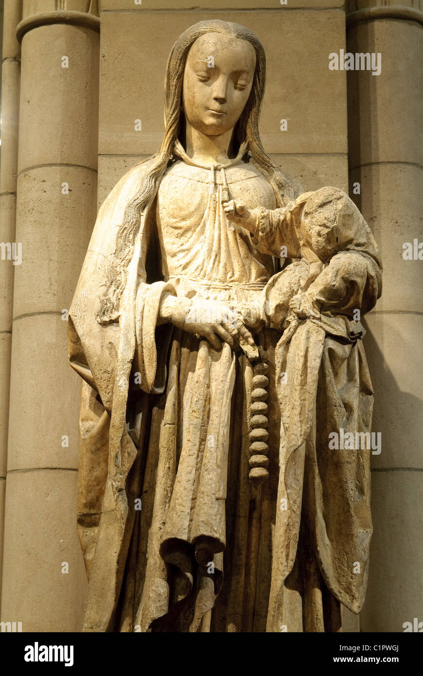 Virgin and Child, ca. 1500–1525, French Stock Photo - Alamy