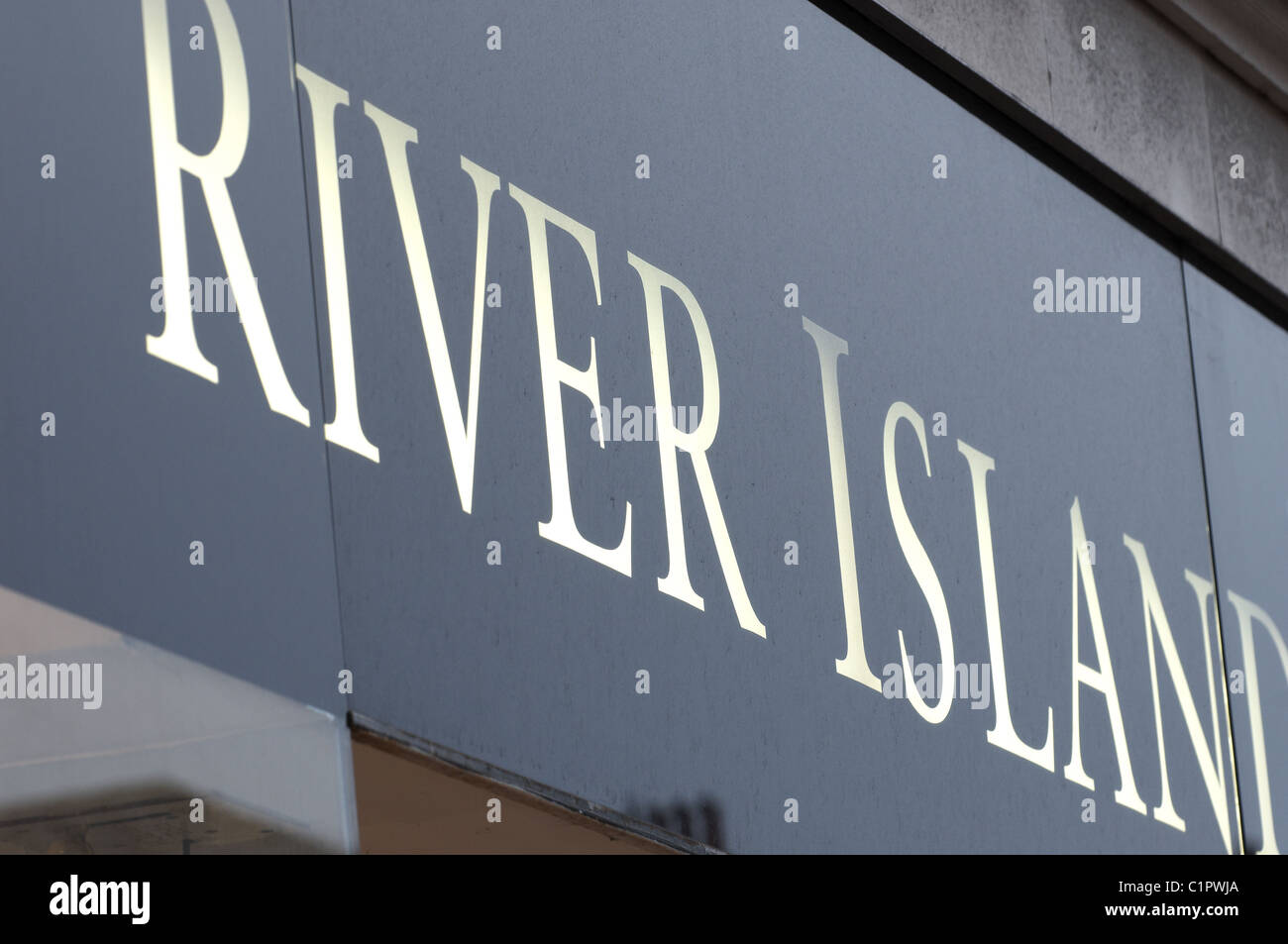 river island shop sign Stock Photo - Alamy