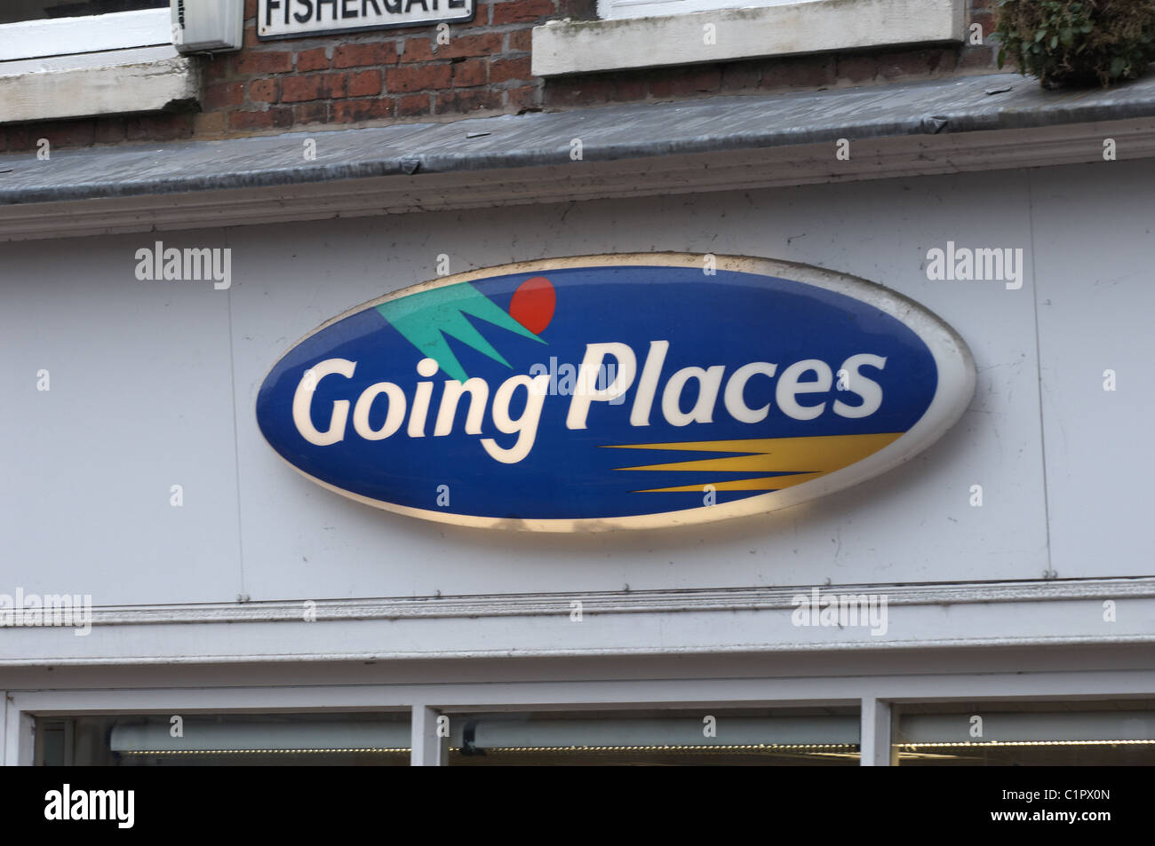 going places shop sign Stock Photo - Alamy