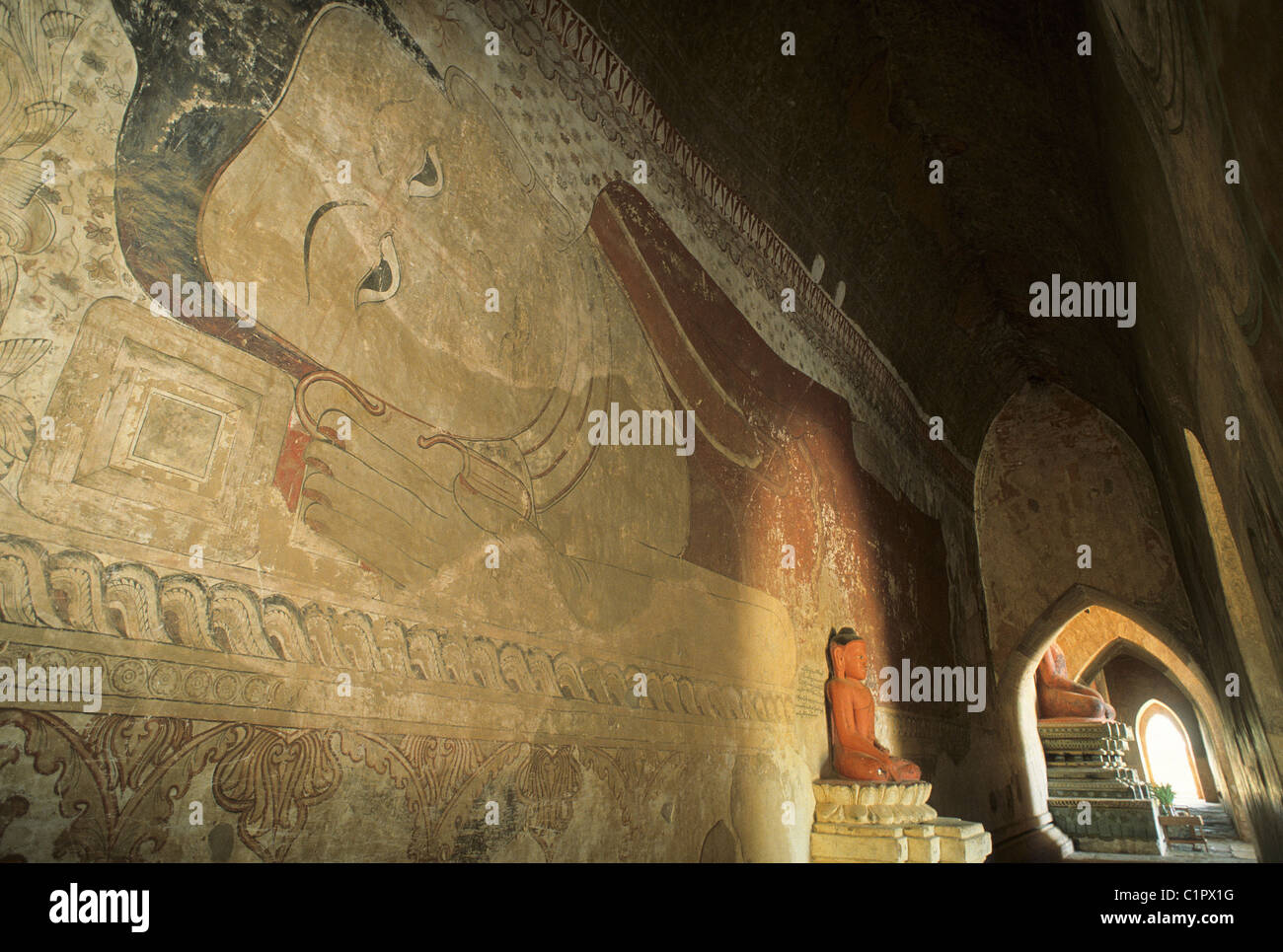 Elk130-2785 Myanmar (Burma), Bagan (Pagan), Sulamani Temple, 1181 ...