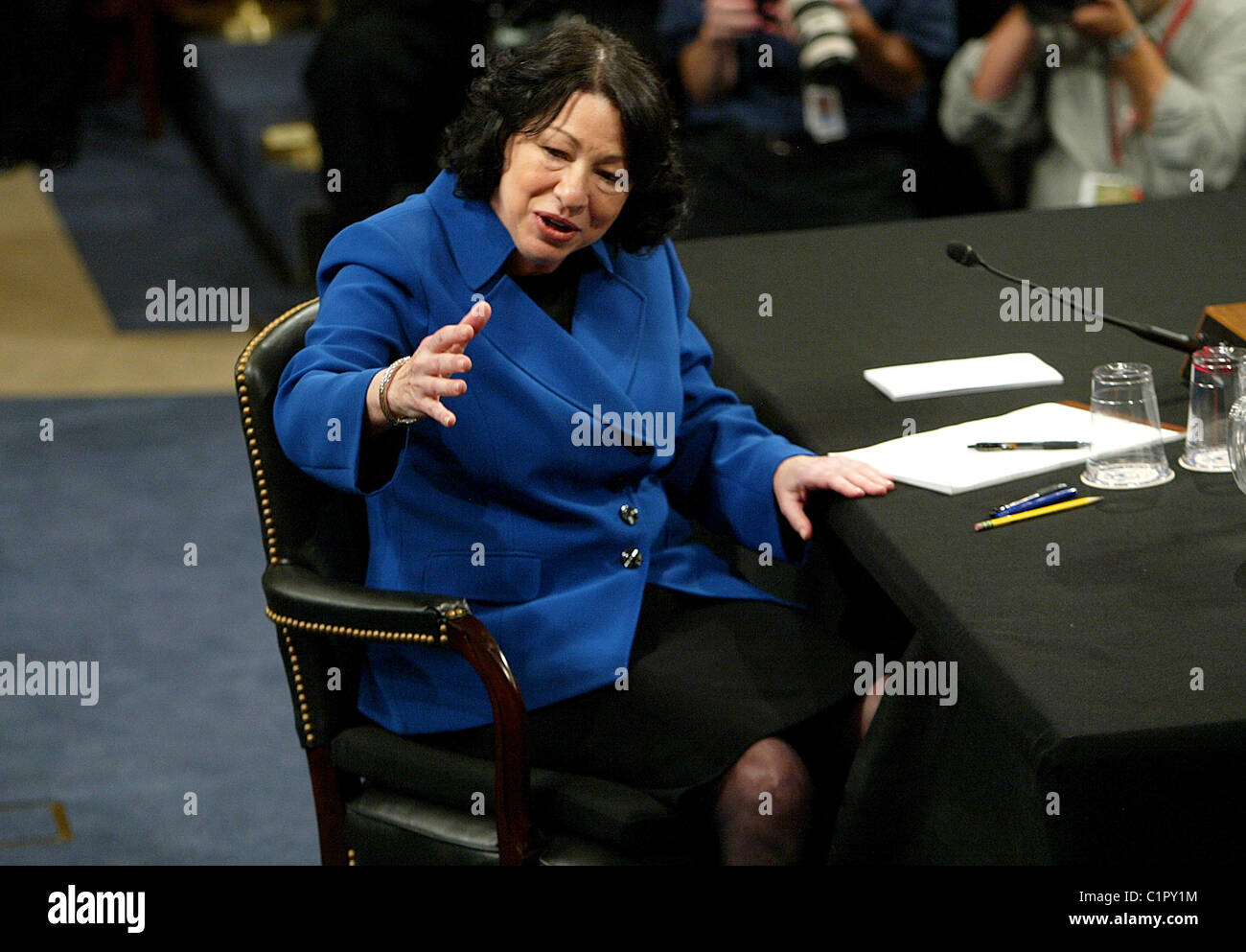 Judge Sonia Sotomayor, US Supreme Court nominee Sonia Sotomayor at her ...