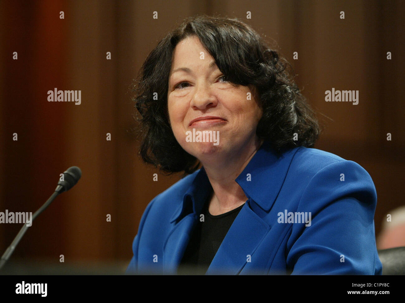 Judge Sonia Sotomayor, US Supreme Court nominee Sonia Sotomayor at her ...