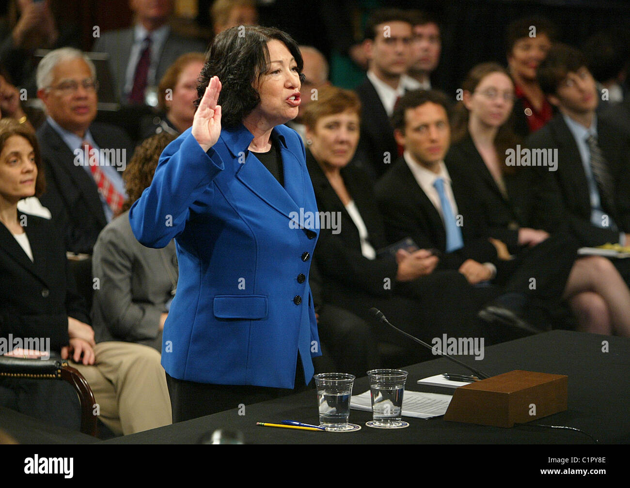 Judge Sonia Sotomayor, US Supreme Court nominee Sonia Sotomayor at her ...