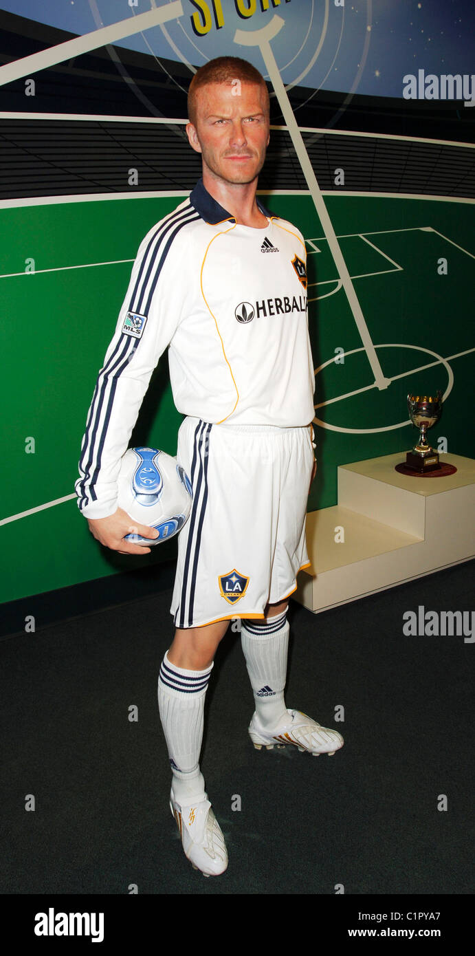 David Beckham wax work Launch of Los Angeles' biggest new attraction ...