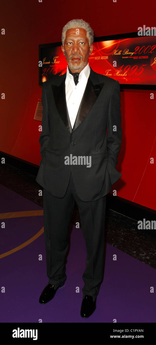 Morgan Freeman wax work Launch of Los Angeles' biggest new attraction ...