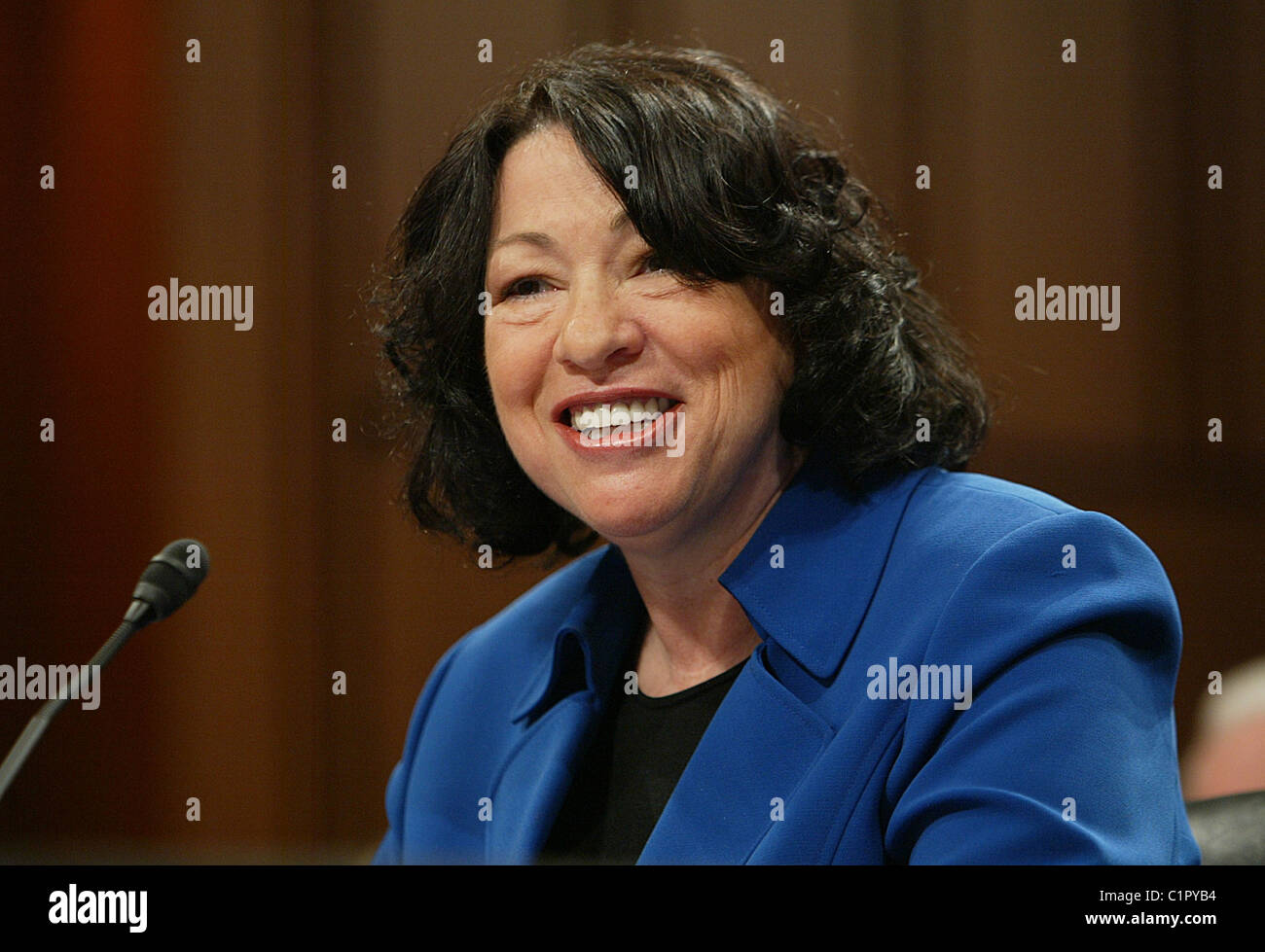 Judge Sonia Sotomayor, US Supreme Court nominee Sonia Sotomayor at her ...