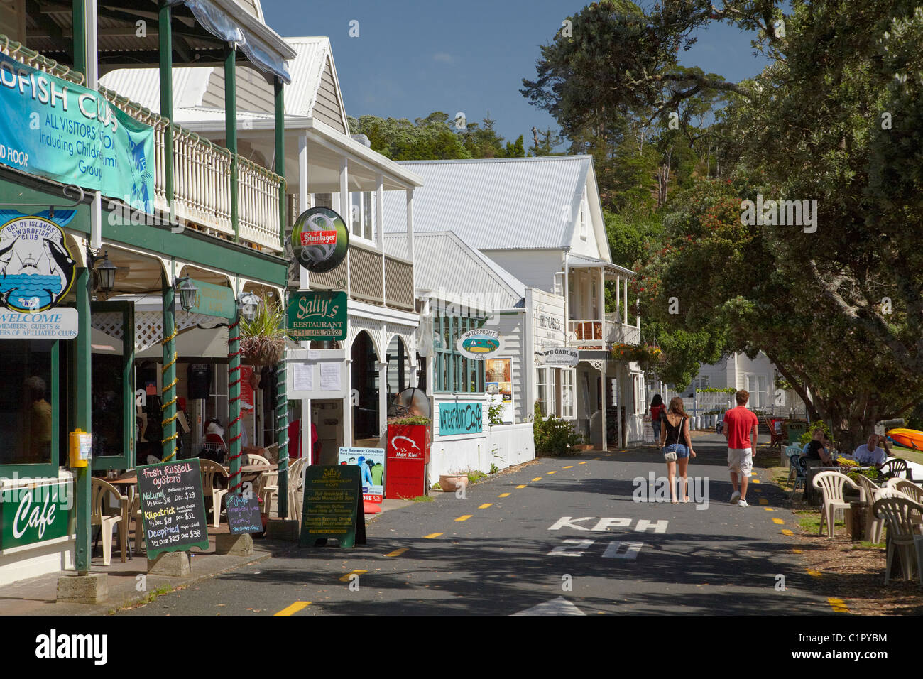 Russell new zealand waterfront hi-res stock photography and images - Alamy