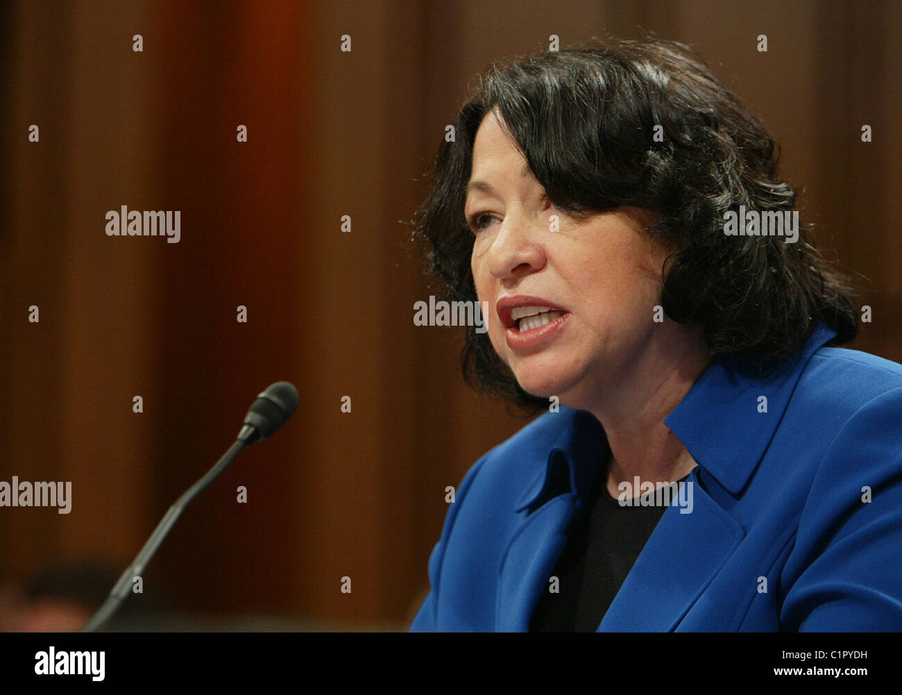Judge Sonia Sotomayor, US Supreme Court nominee Sonia Sotomayor at her ...