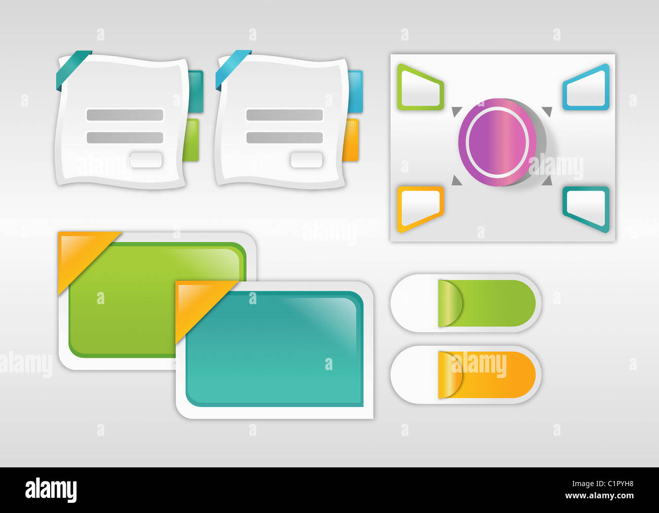 various types of presentation background themes Stock Photo - Alamy