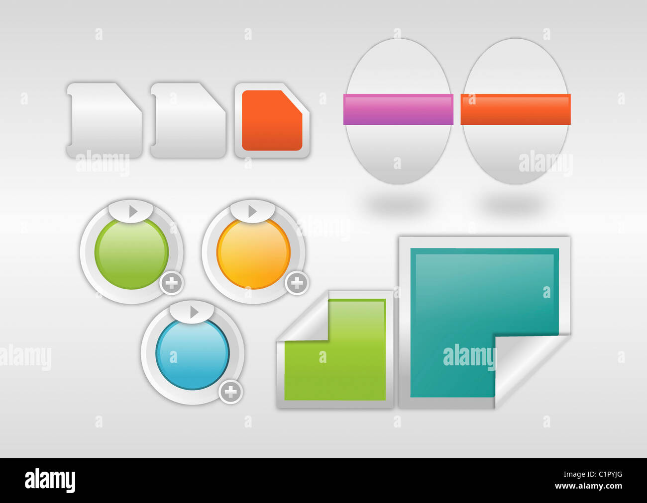 various types of presentation background themes Stock Photo - Alamy