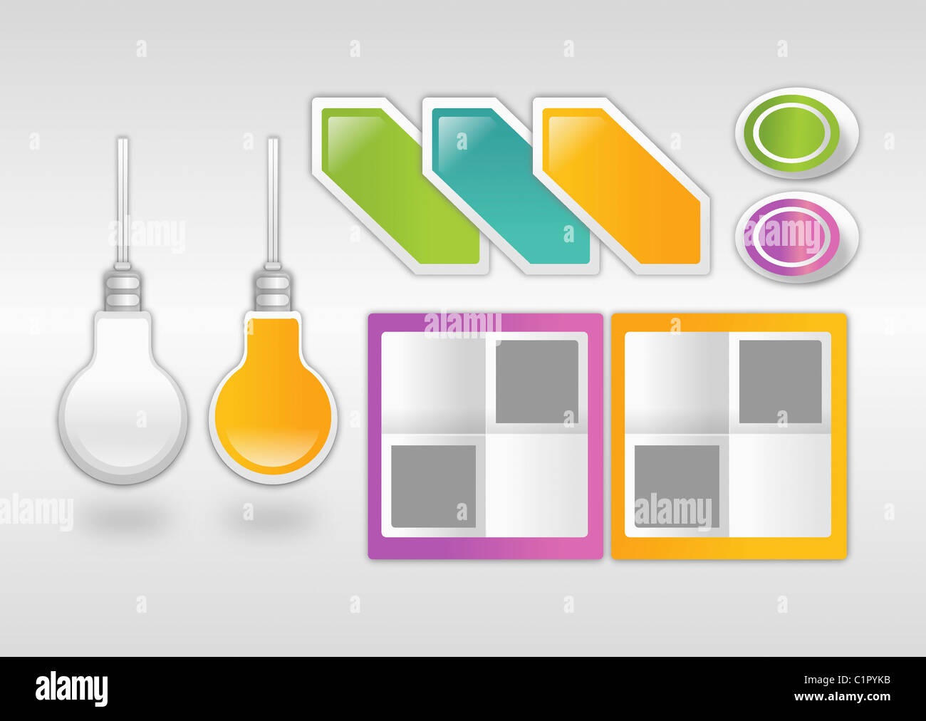 various types of presentation background themes Stock Photo - Alamy