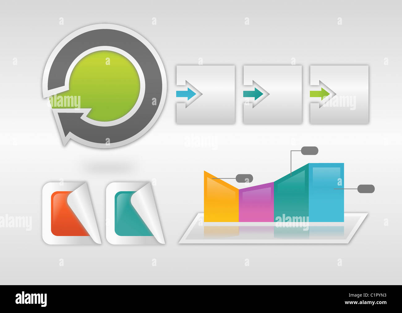 various types of presentation background themes Stock Photo - Alamy