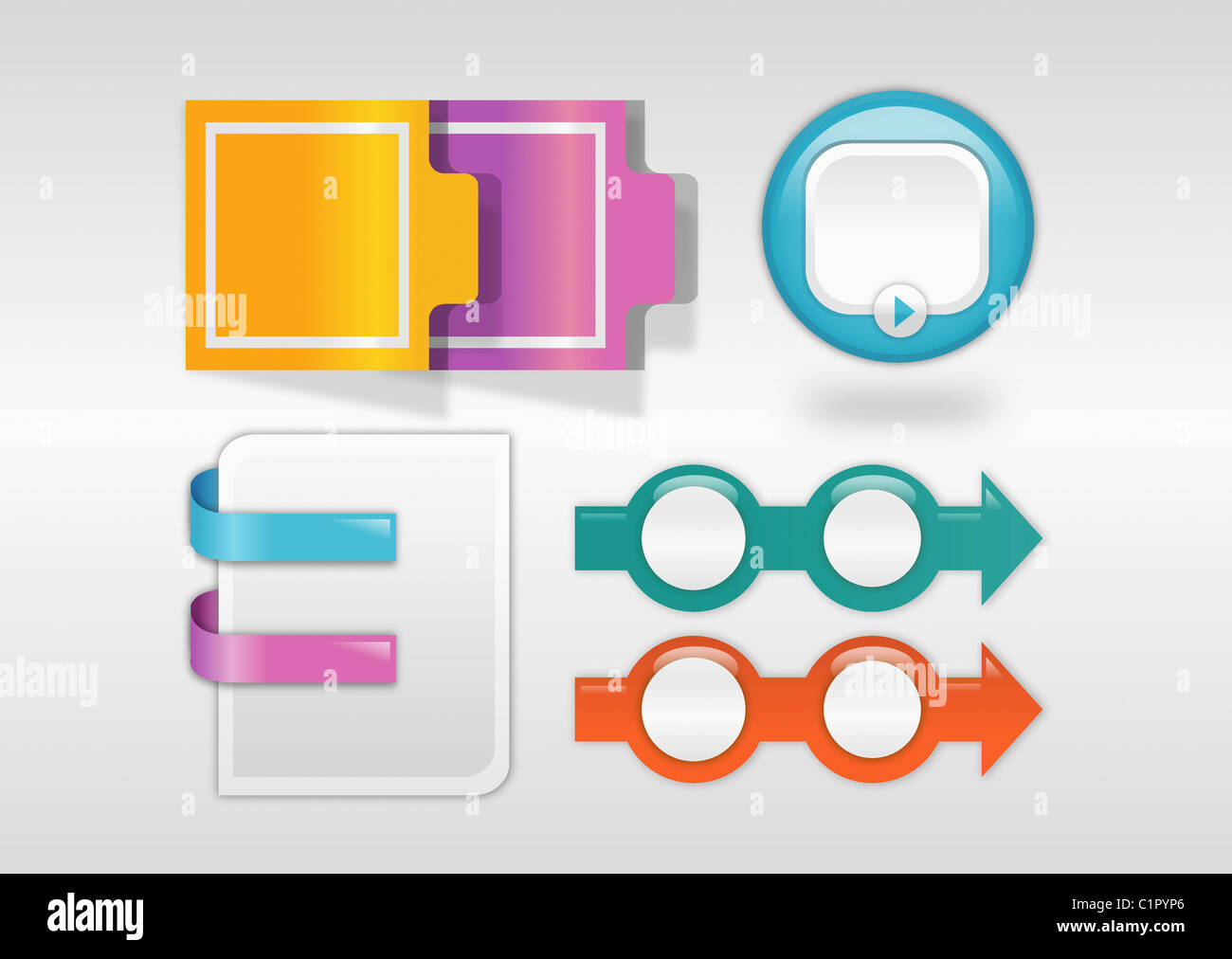 various types of presentation background themes Stock Photo - Alamy