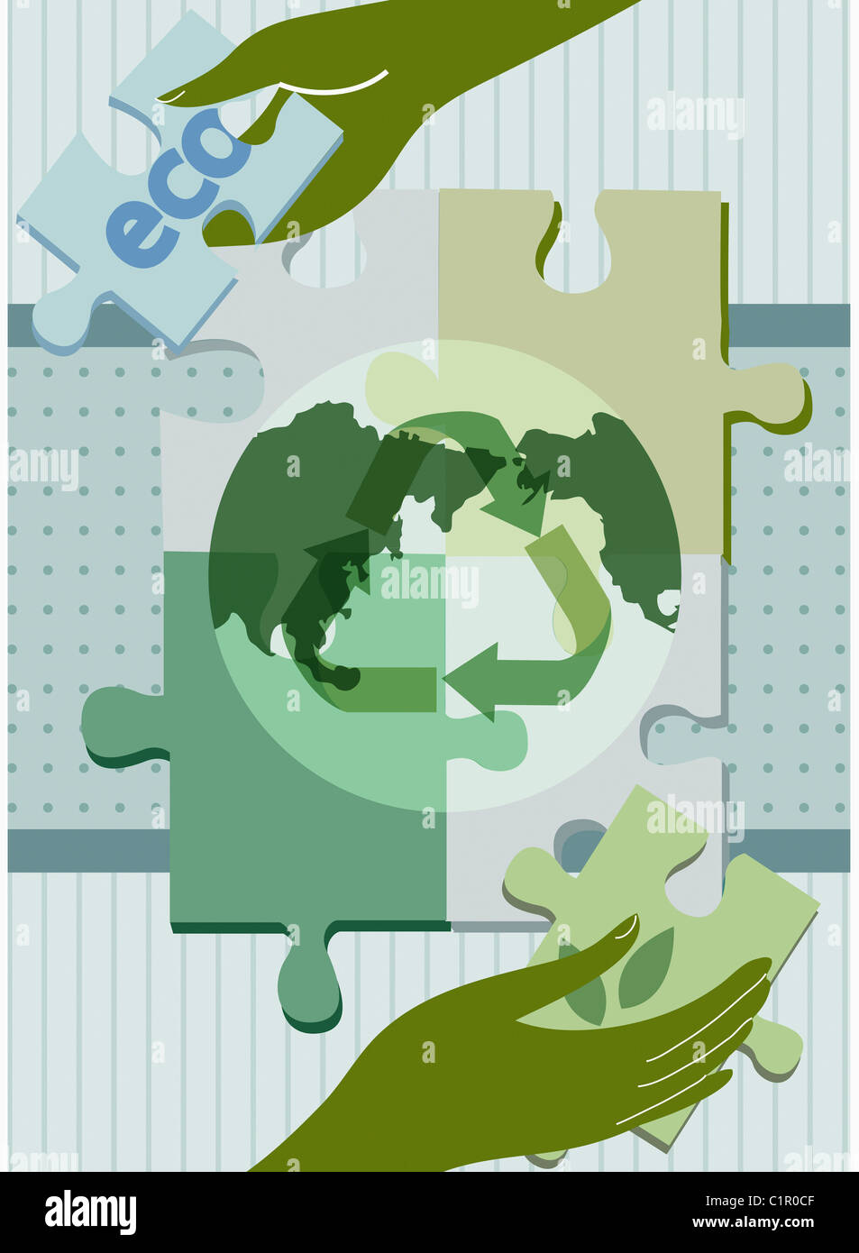 eco friendly world Stock Photo - Alamy