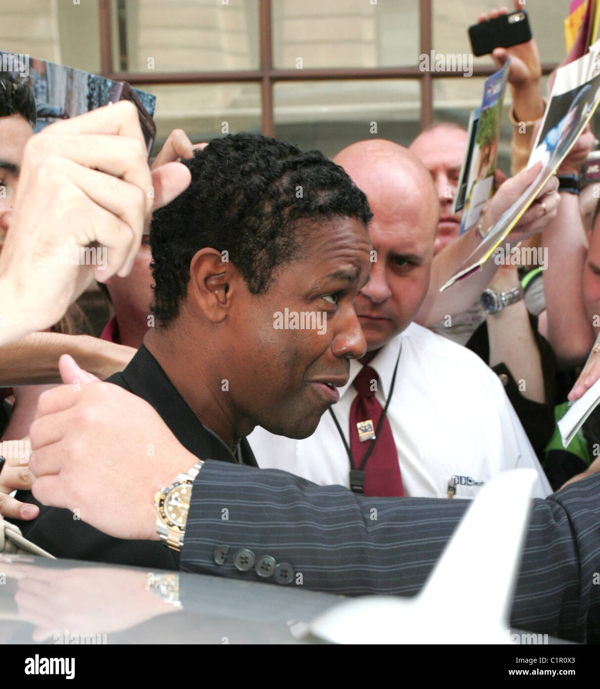 Denzel Washington Hand Print