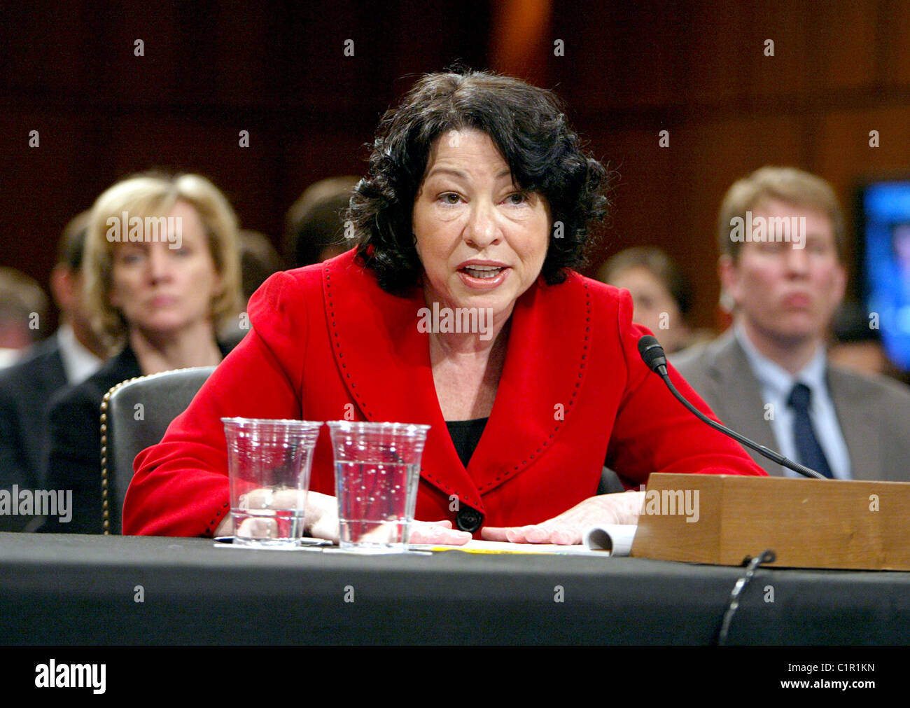 Sonia sotomayor confirmation hearing hi-res stock photography and ...