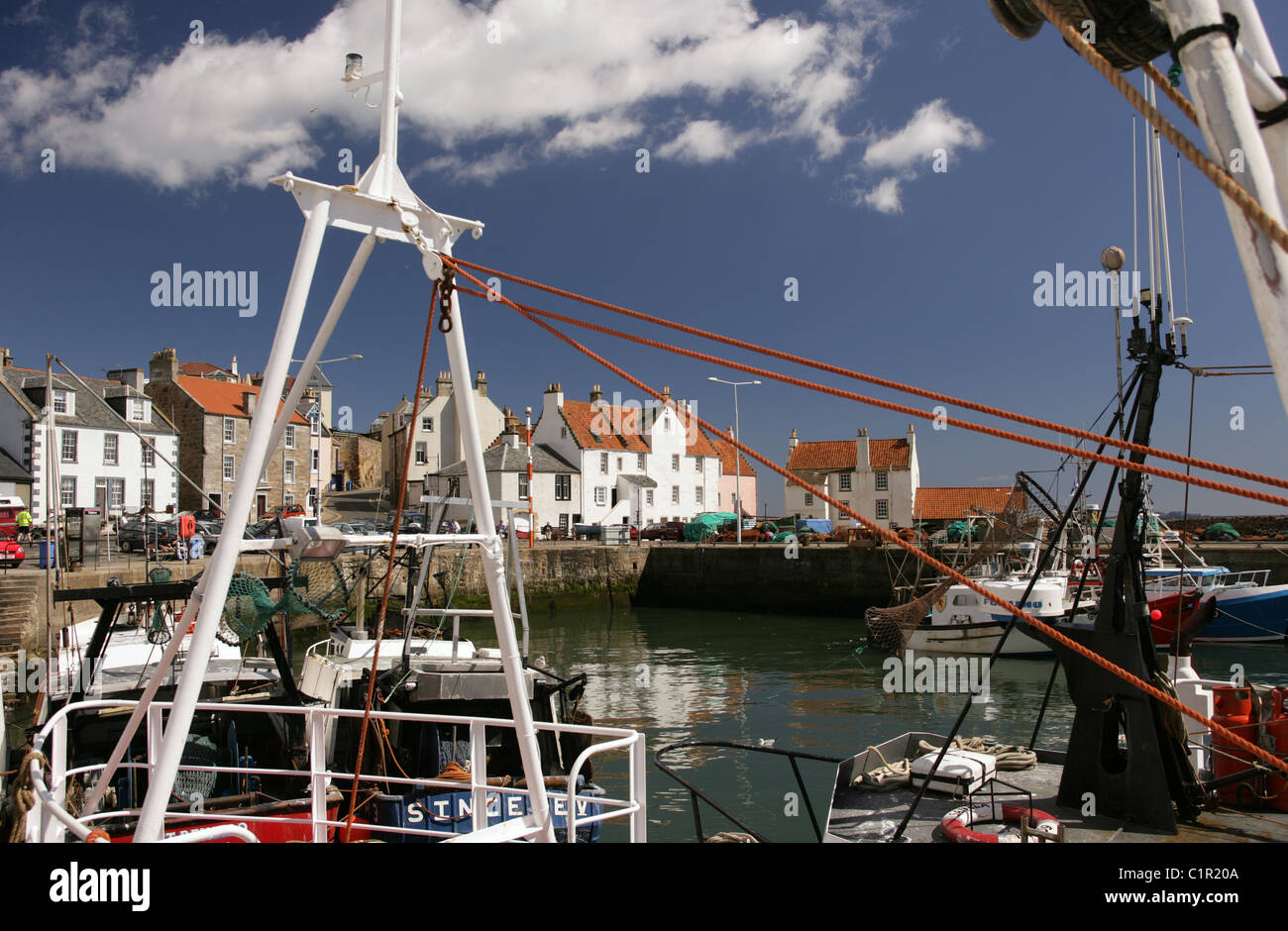 Pittenweem Harbour Fife Scotland UK Stock Photo - Alamy