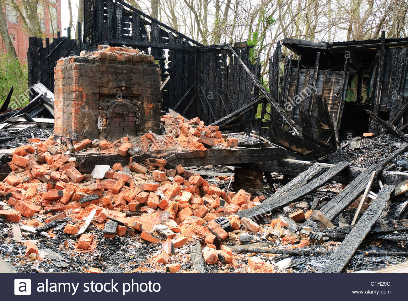 Brick Fireplace Stock Photos & Brick Fireplace Stock Images - Alamy