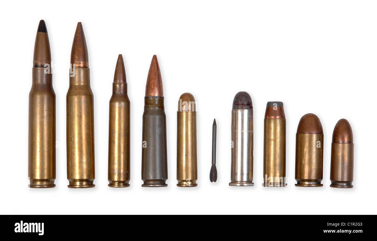 Firepower. Ammunition types Stock Photo - Alamy