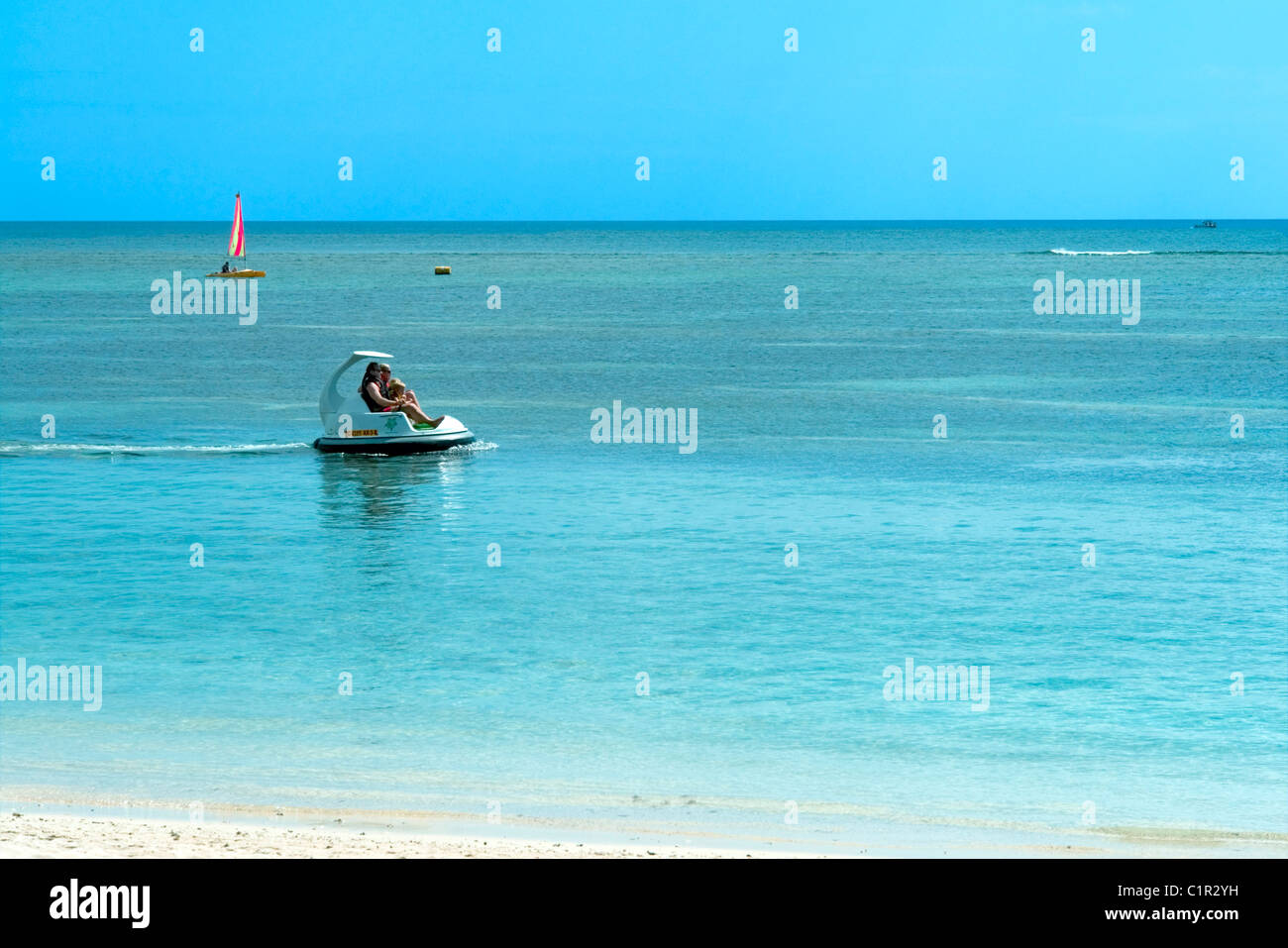 Pedalo on beach hi-res stock photography and images - Alamy