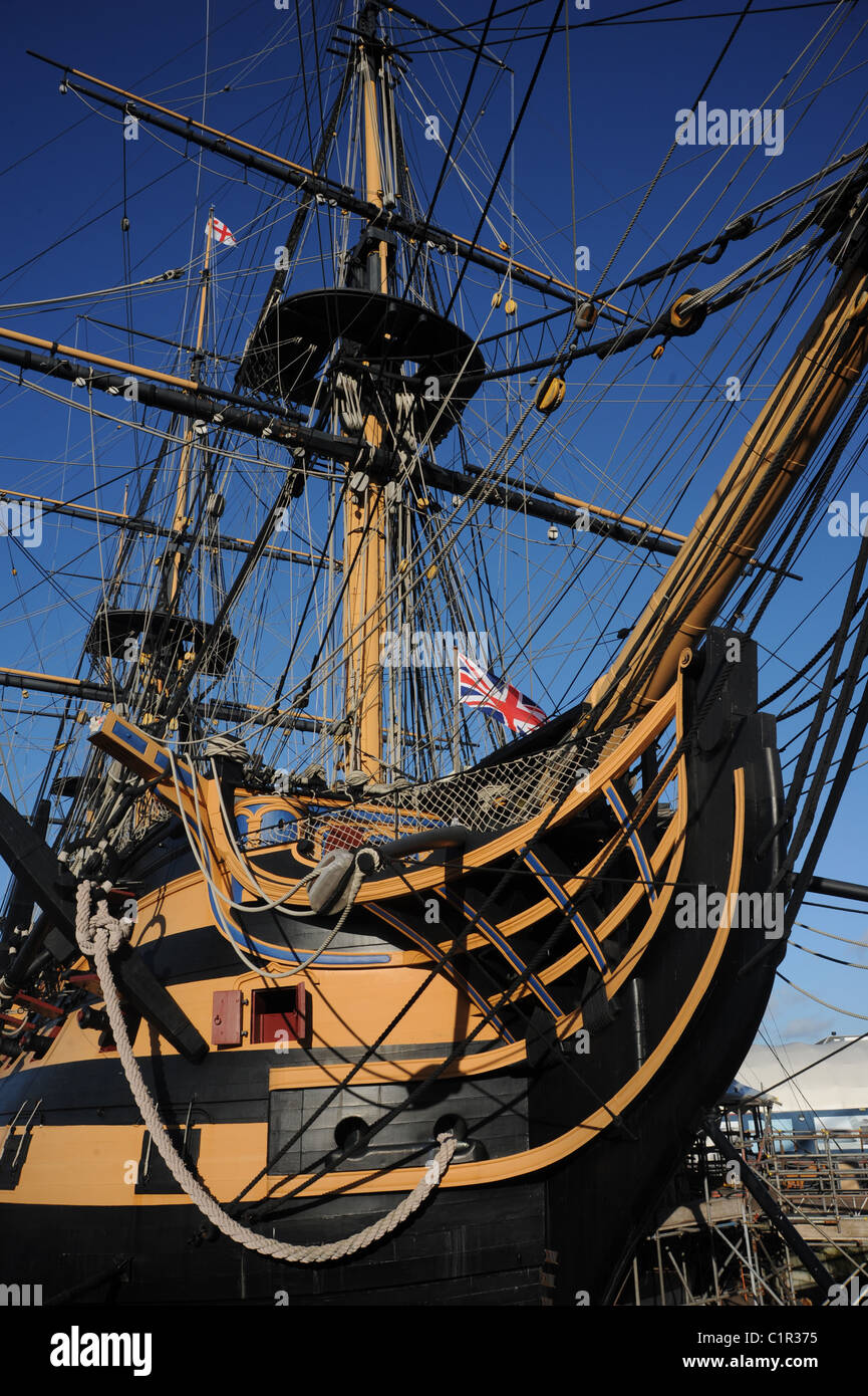 HMS Victory. Britain's oldest commissioned warship Stock Photo - Alamy