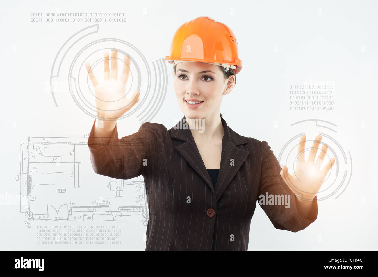 successful person making use of innovative technologies Stock Photo - Alamy