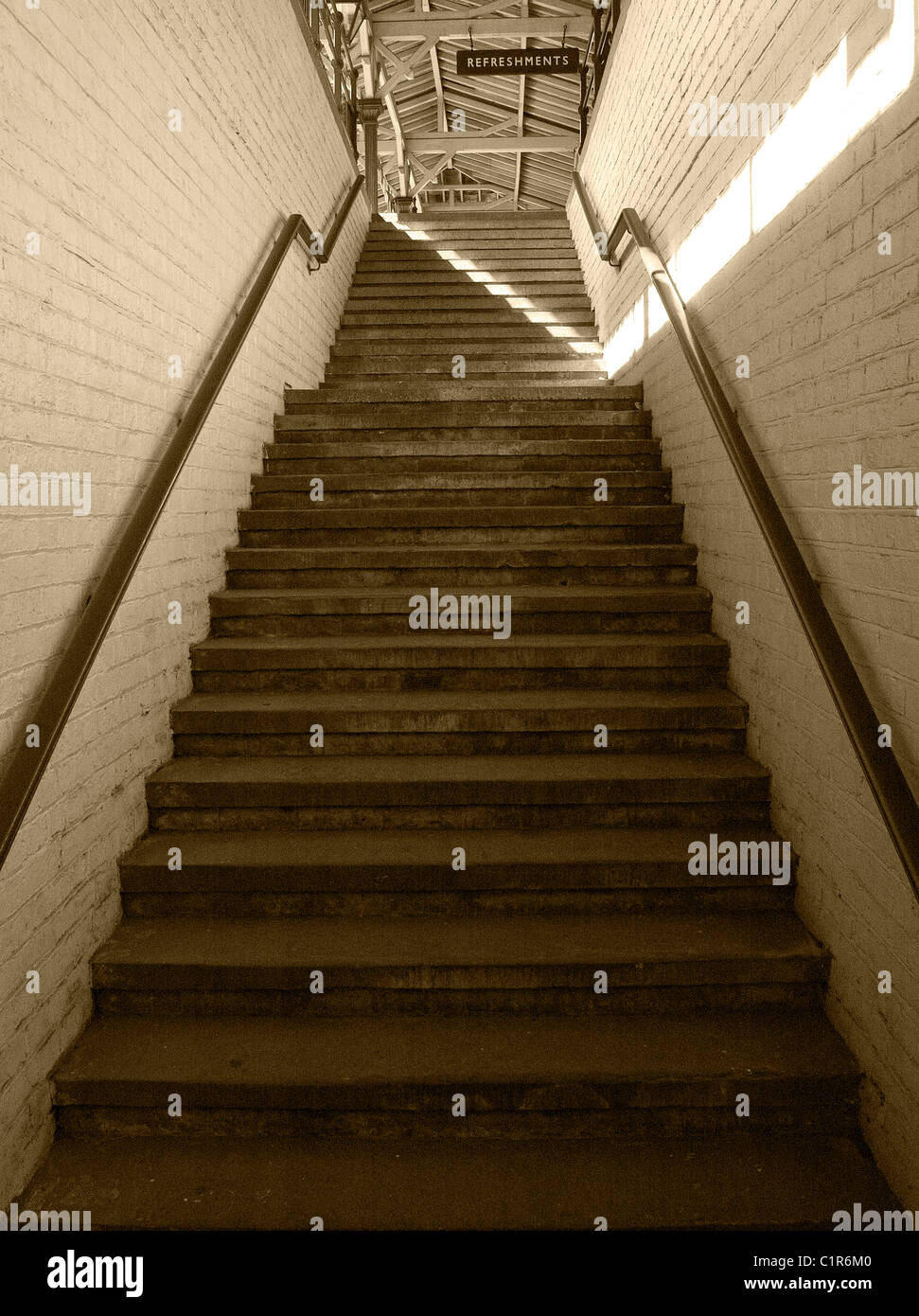 Subway stair case hi-res stock photography and images - Alamy