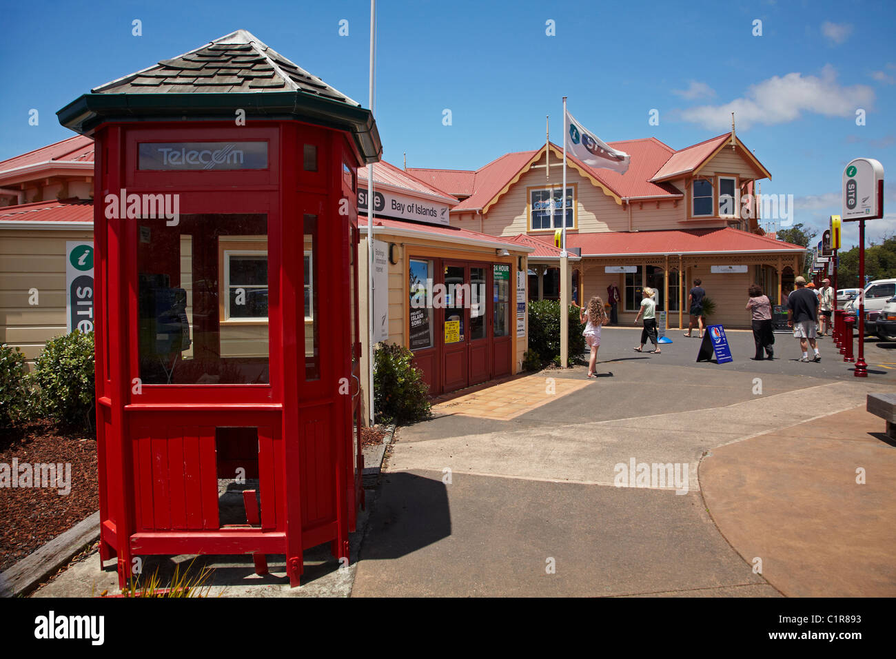 New zealand telephone box hi-res stock photography and images - Alamy