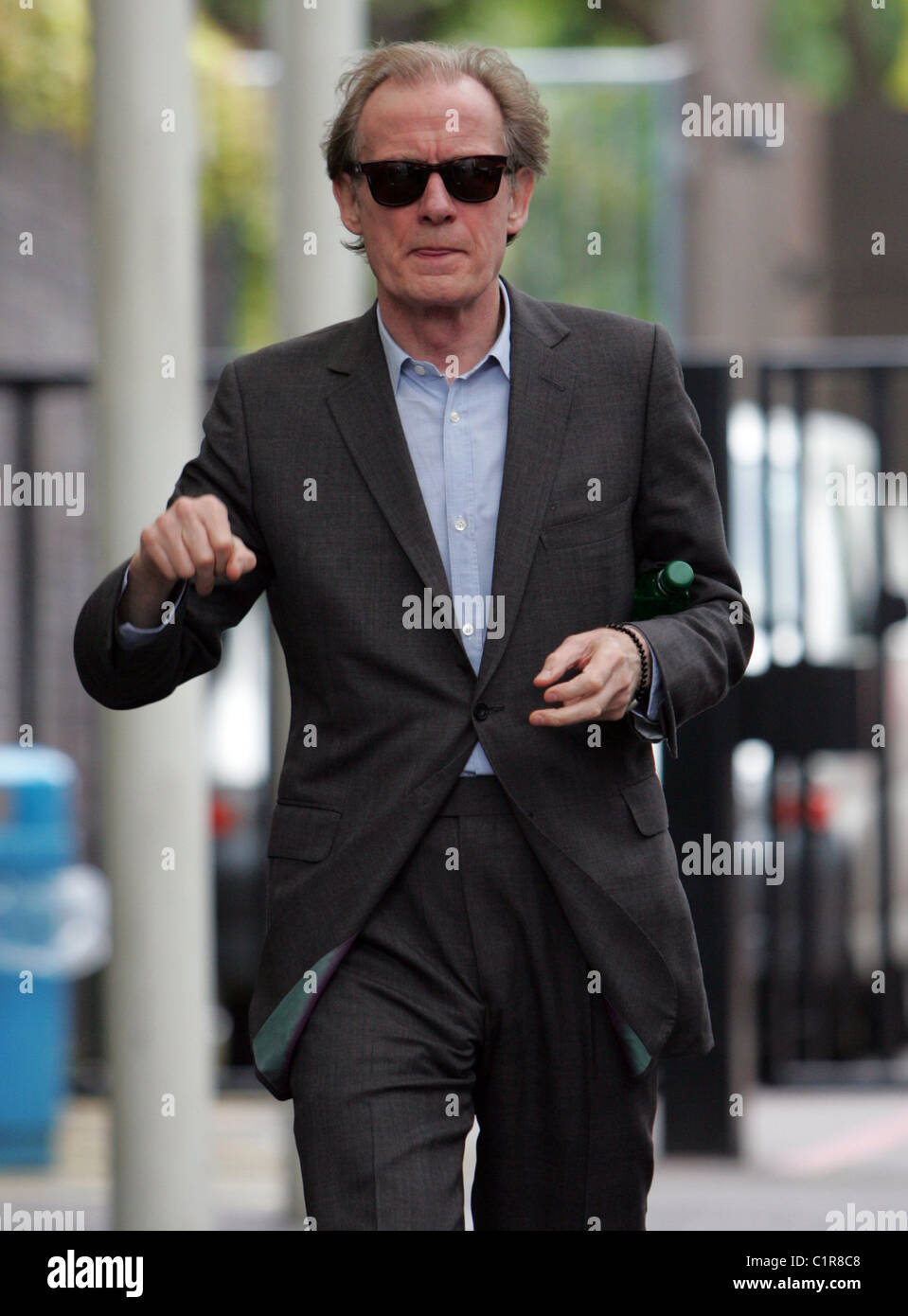 Bill Nighy outside the GMTV studios London, England - 24.07.09 Stock ...