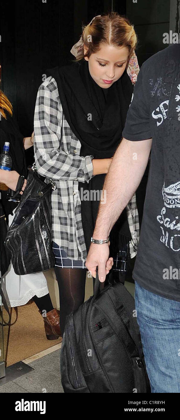Peaches Geldof and her friend Fifi Brown leaving the Morrison Hotel ...