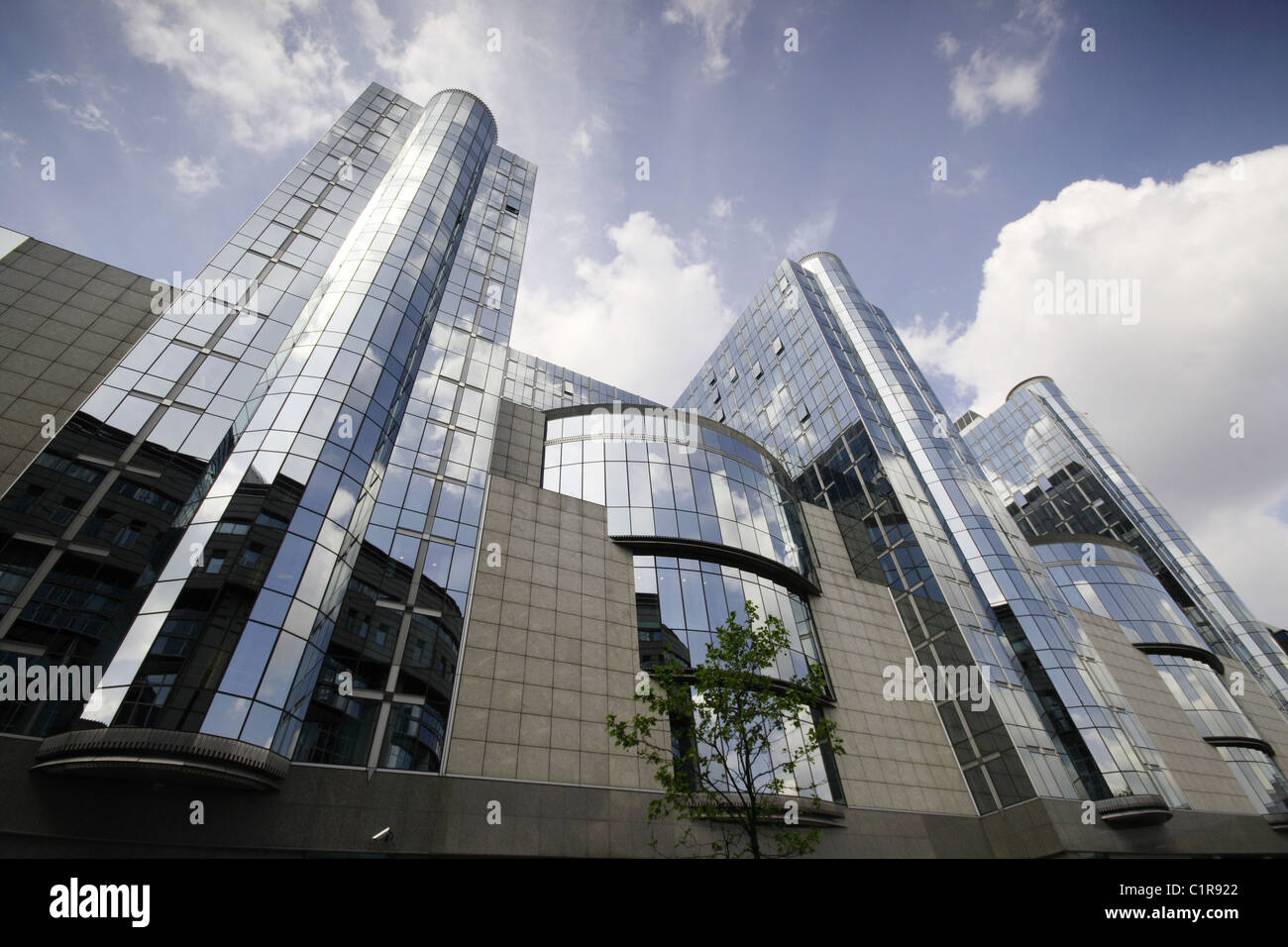 European Parliament towers - Brussels, Belgium Stock Photo - Alamy