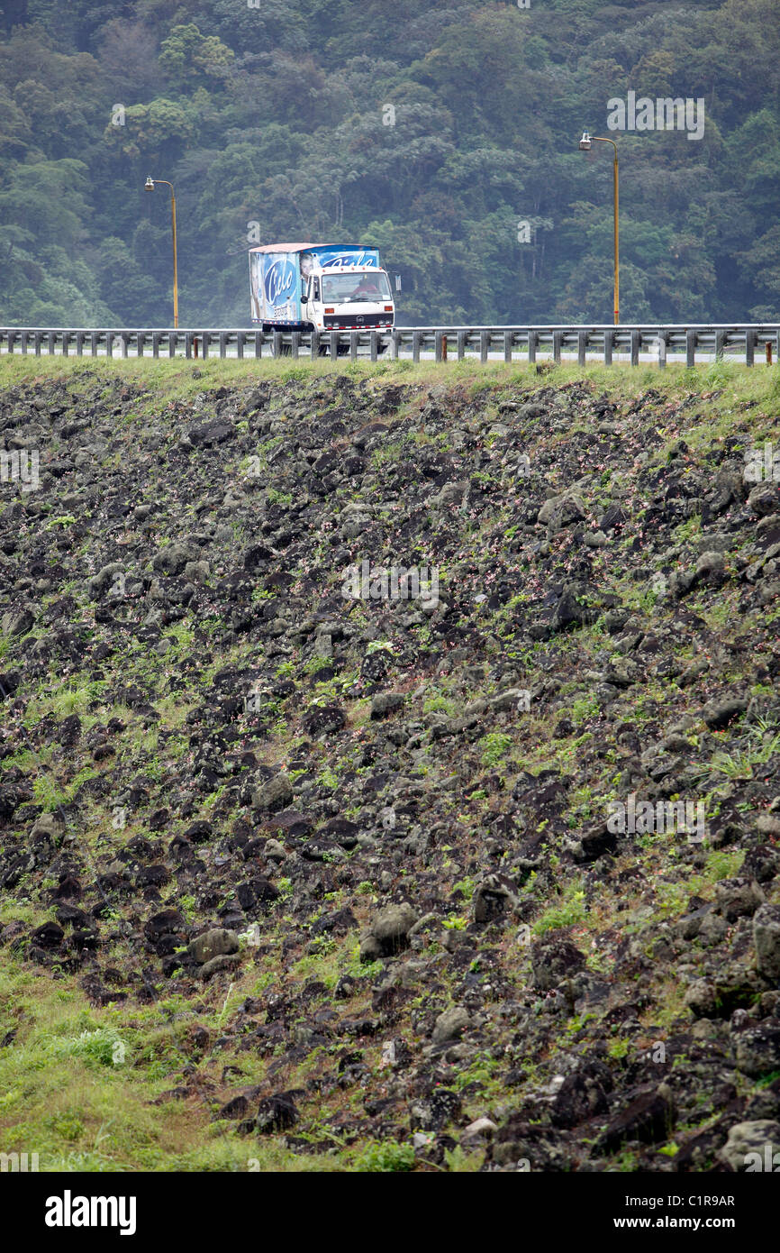 The earthen Arenal Dam, Costa Rica Stock Photo - Alamy