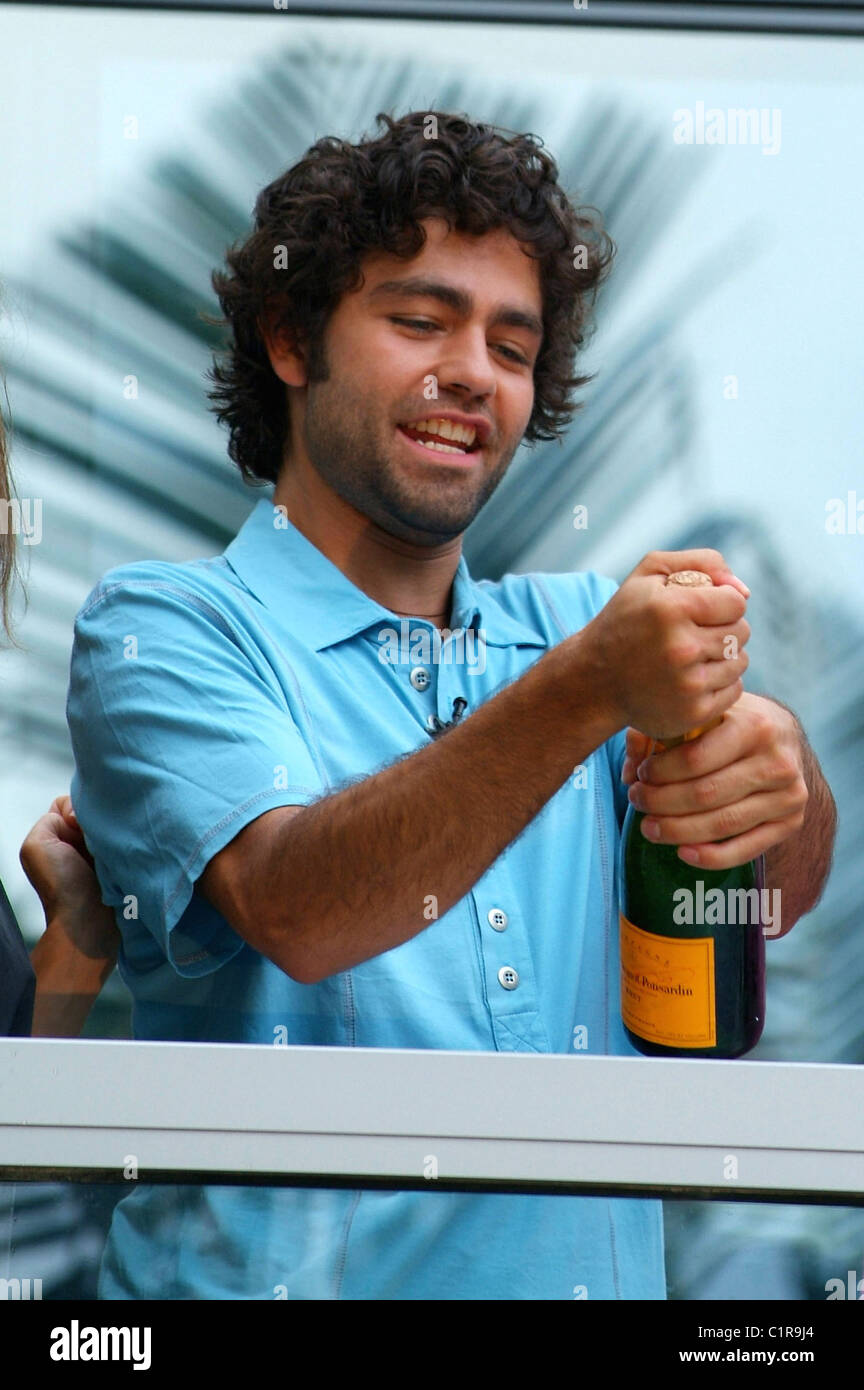 Actor Adrian Grenier at the launch of the Entourage Bungalow Miami ...