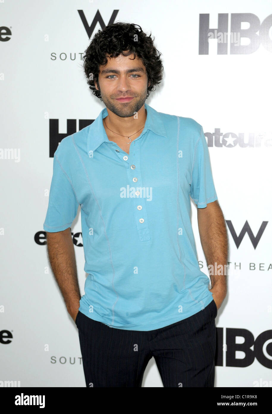 Actor Adrian Grenier at the launch of the Entourage Bungalow Miami ...
