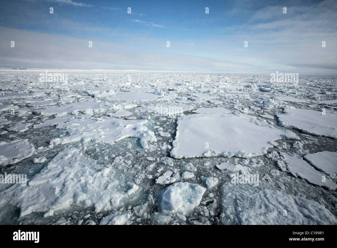 Arctic Ice-Flow, Svalbard, Norway Stock Photo - Alamy