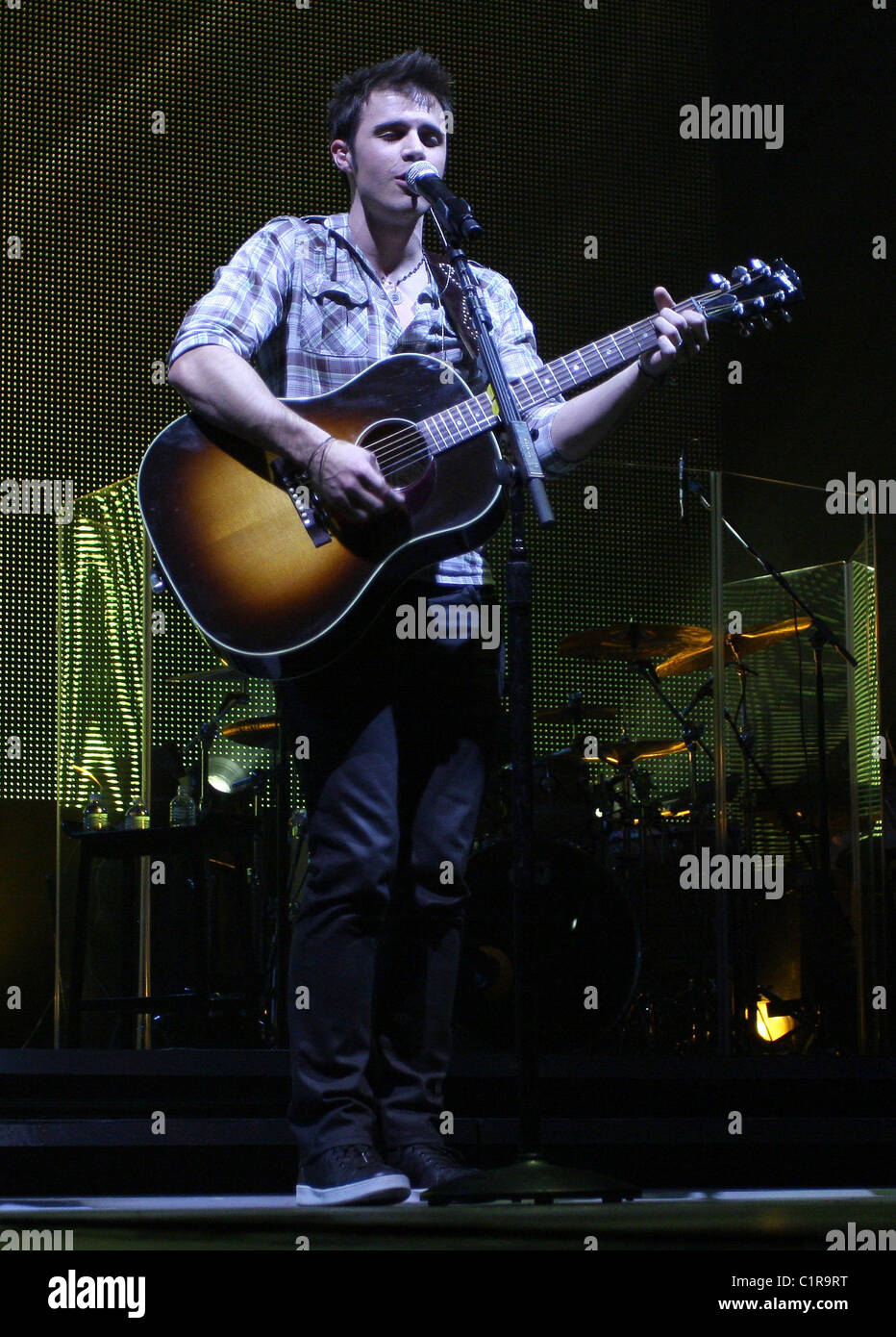 Kris Allen American Idol Live Tour 2009 held at the Staples Center Los ...