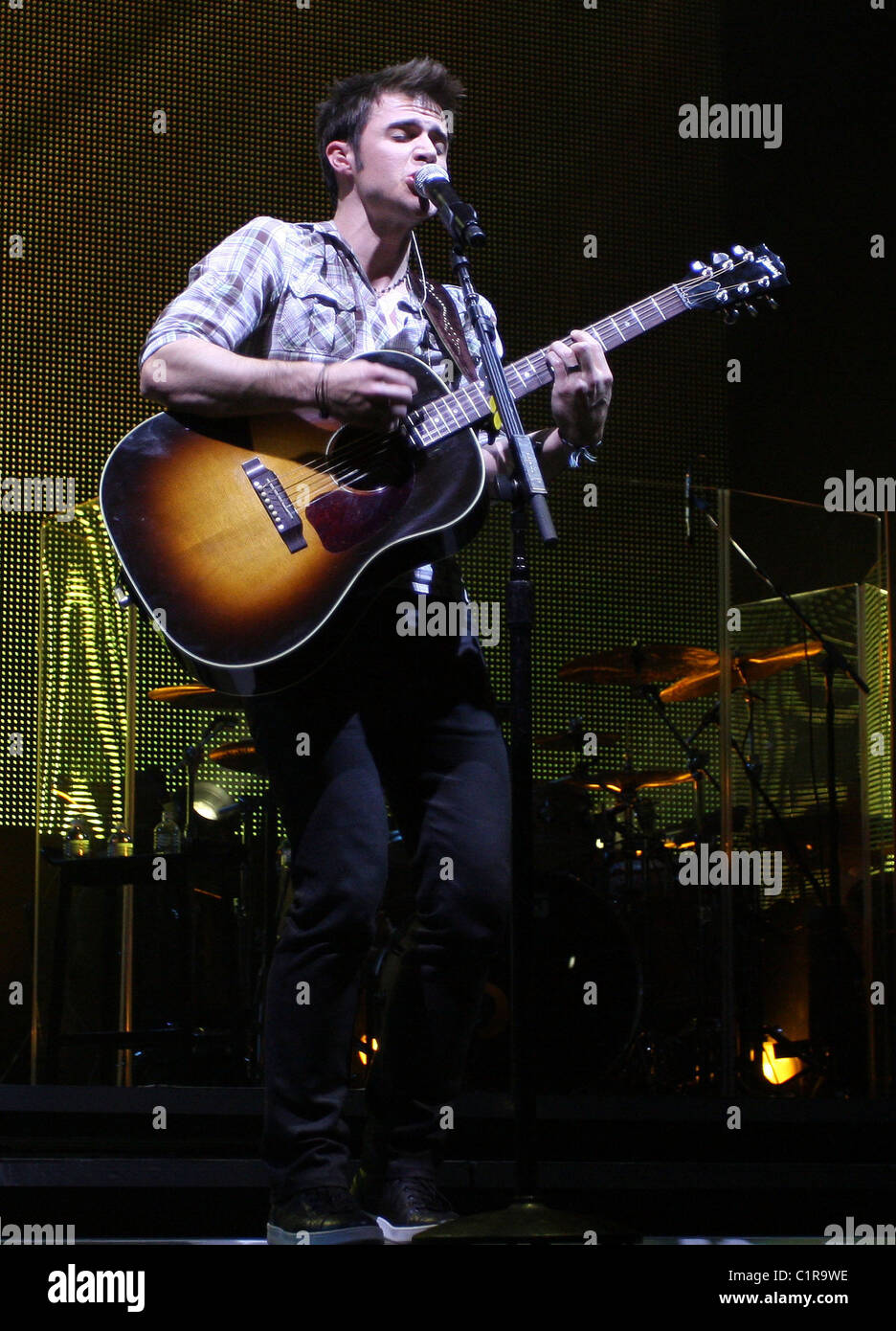 Kris Allen American Idol Live Tour 2009 held at the Staples Center Los ...