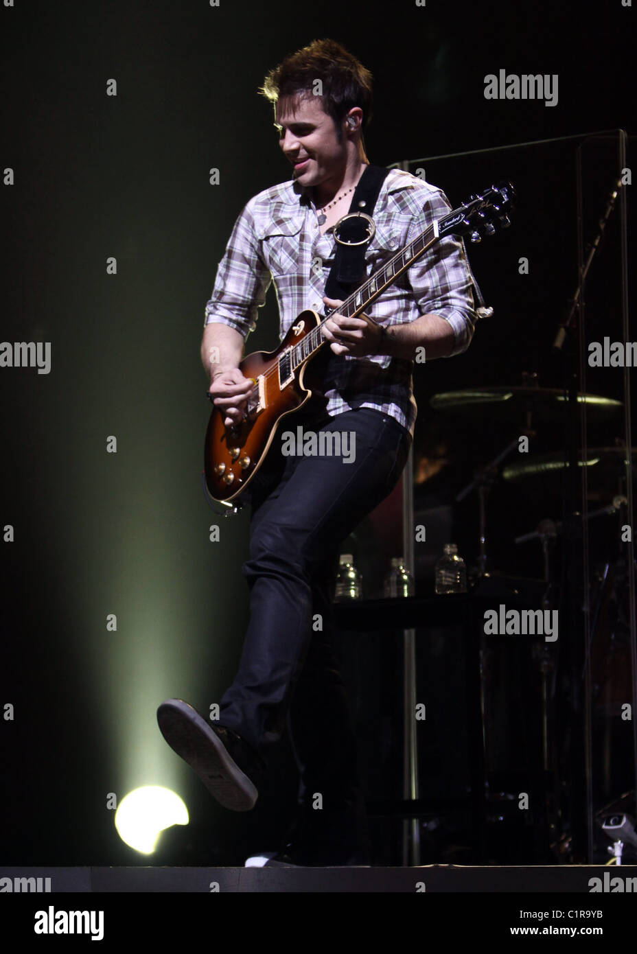 Kris Allen American Idol Live Tour 2009 held at the Staples Center Los ...