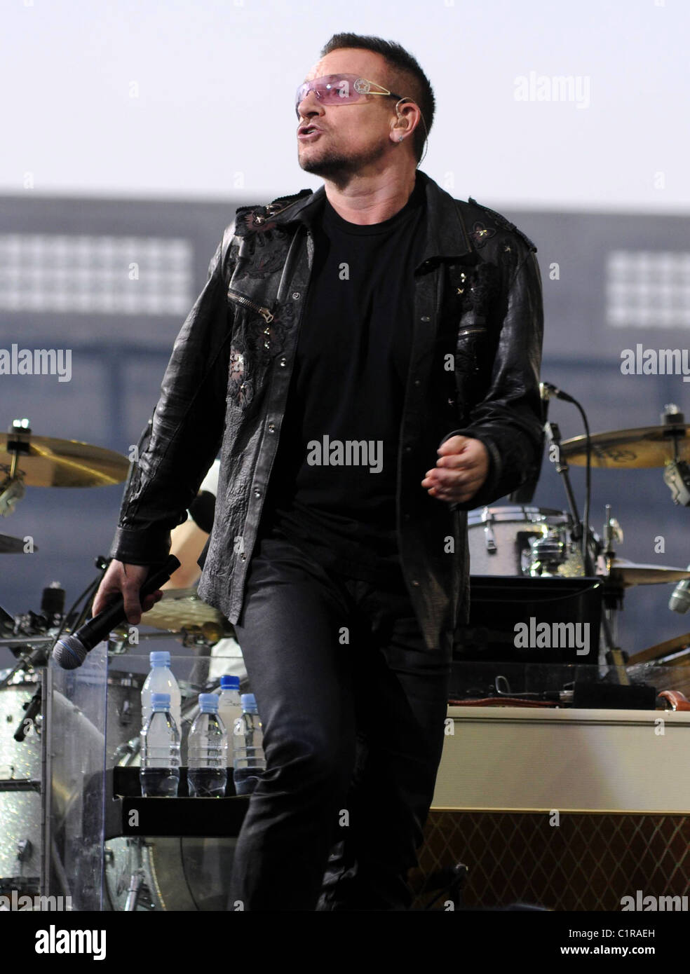Bono U2 play the first of three sold out shows in their home town of ...